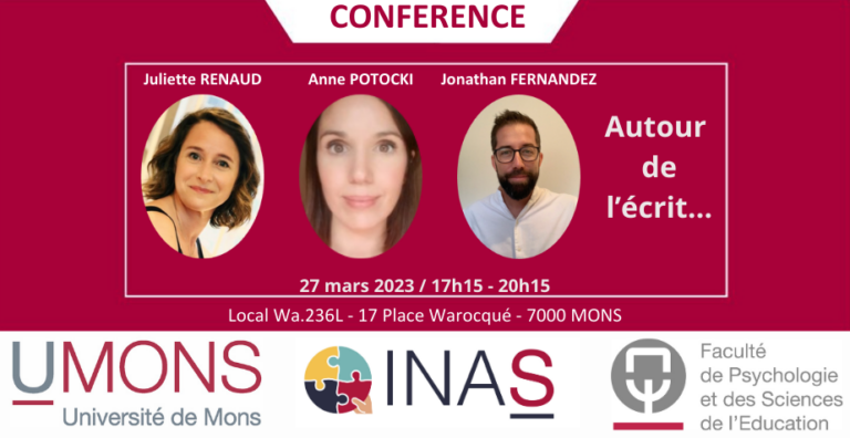 Conférence de Juliette Renaud, Anna Potocki & Jonathan Fernandez ...